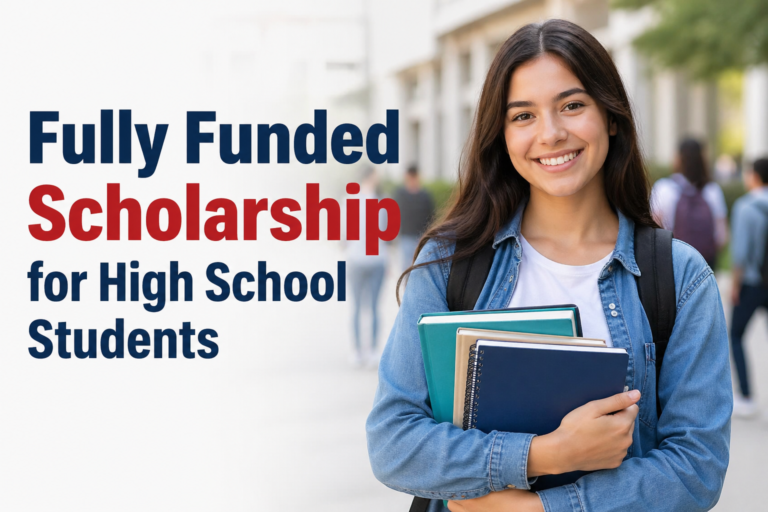 Fully Funded Scholarship For High School Students 2026